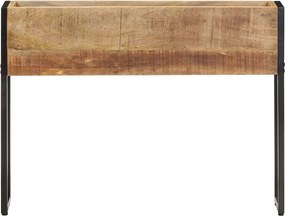 Truhlík 90 x 20 x 68 cm hrubé mangovníkové dřevo 321938
