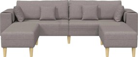 Pohovka 3 ks Taupe textil 3335167