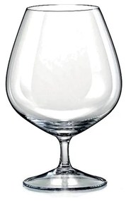 Bohemia Crystal Sklenice na brandy Viola 600ml SLEVA neúplný set 5 ks