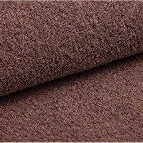 Červená rozkládací pohovka z textilie bouclé 215 cm Patti – Bonami Selection