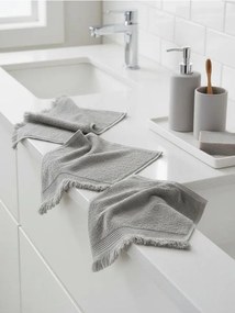 Sinsay - Sada bavlněných ručníků s třásněmi 3 pack - zelená