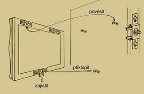 Klíč k zámku na obrazy (Spring-LOCK) Klíč