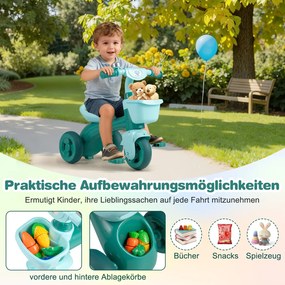 Costway Dětská tříkolka balanční kolo s omezeným zvonkem na řízení