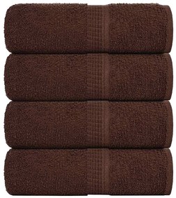 Ručníky FROGN 4 ks hnědé 30x30 cm 360 g/m² 136753