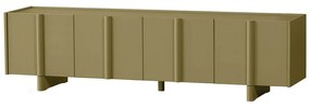 Khaki TV stolek z borovicového dřeva 200x53x46 cm Basu – WOOOD