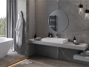 Mexen Loft kulaté koupelnové zrcadlo 80 cm, rám z nerezové oceli - 9850-080-080-000-10