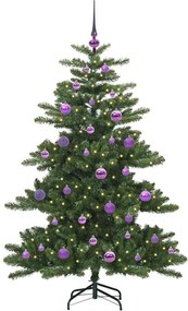 Umělý Skládací Vánoční Strom Zelená 150 cm PVC a ocel 3397659