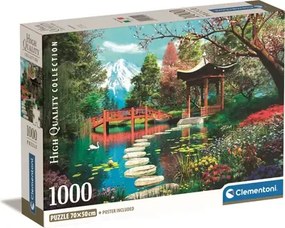 CLEMENTONI Puzzle Zahrada Fuji / 1000 dílků / od 18 let