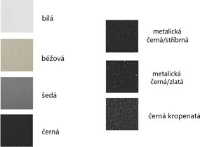 Kuchyňský granitový dřez LEO - 90 x 50 cm - šedý, 6501901010-71