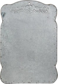 Šedá poštovní schránka s výraznou patinou Post Courier - 26*8*39 cm