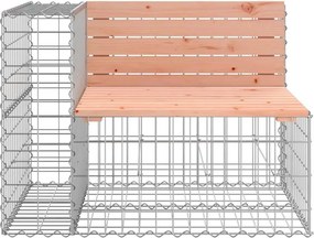 Zahradní lavice gabionový design 184x71x65,5 cm masiv douglasky 3196237