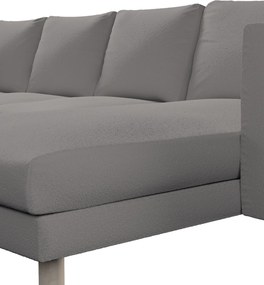 Potah na pohovku IKEA Norsborg 4-místná se šezlongem barva béžová látka pletený vzor