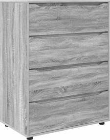 Úložné skříně 80 x 48 x 105 cm Kompozitní dřevo Šedá Sonoma 3406231