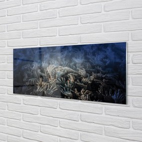 akrylový obraz Hands modré světlo 120x60 cm
