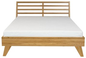 Drewmax LK401 160x200 cm dřevěná postel masiv buk dvojlůžko
