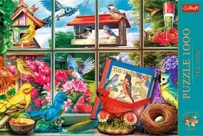 Trefl - Puzzle - Premium Plus Tea Time: Svět ptáků / 1000 dílků / 68.3