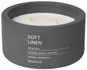 Vonná svíčka Soft Linen - kulatá