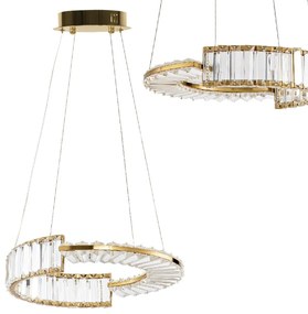 Toolight Designové LED osvětlení Crystal APP1526-CP40 GOLD
