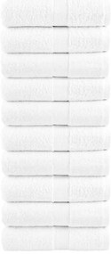 Prémiové mycí utěrky SOLUND 10 ks bílé 30x30 cm 600 g/m² 137118
