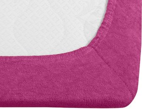 Froté prostěradlo EXCLUSIVE purpurové 90 x 200 cm