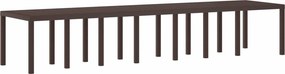 Zahradní stůl Hnědá 400 x 100 x 73 cm polyratan 3378529