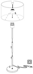 Eglo 99046 - Stojací lampa MASERLO 1xE27/40W/230V