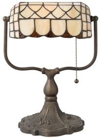 Stolní lampa Tiffany Roger – 26x21x37 cm