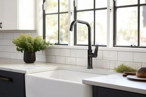 Invena Alonia, vysoká dřezová baterie h-373, černá lesklá, INV-BZ-70-004-V Leták: https://cloud.invena.pl/s/nnXaZKg3crBrRkz/download?path=%2FPliki%20do%20strony%20www%2FBZ-70-004-V/Inne/BZ-70-004-V-ulotka-PL…