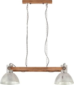 Industriální závěsné svítidlo 25 W stříbrné 109 cm E27 320525