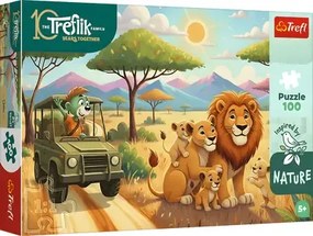 TREFL Puzzle Treflíci Inspired By Nature: Lvi / 100 dílků / 41 x 27,5