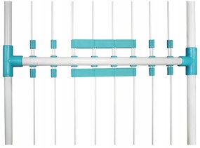Erga Model 306U, stabilní teleskopický sušák na prádlo 202x55x92 cm, bílá-zelená, ERG-SEP-10SUSSTOPROFE