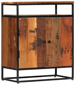 Odkládací skříňka 60x35x76 cm masivní recyklované dřevo a ocel 282727