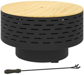 Přenosné ohniště 3v1, průměr 60 cm, antracit 842-375V00CG