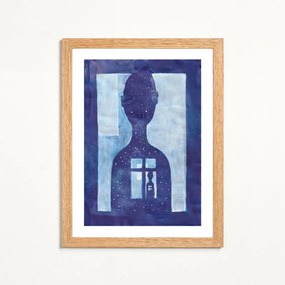 Jakub König | Okna Rám: Bílý, Velikost: 100 x 70 cm