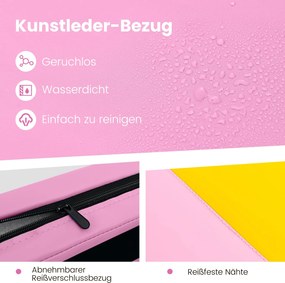 Costway 300 x 117 x 5 cm měkká podlahová rohož z umělé kůže