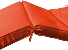 Polstr / podsedák na zahradní lehátko Tami - oranžový