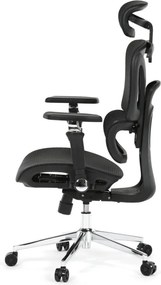 Kancelářská židle, synchronní mechanismus, černá síťovina, KA-B2361 BK – Barva (vyberte): černá (78 x 68) cm Šedá