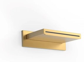 TRES  Nástěnné sprchové kropítko s kaskádou 152x200 mm, zlatá matná 29990304OM