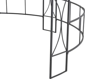 Altán 300 x 290 cm taupe kruhový 315227