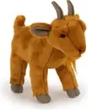 TEDDIES Plyšový kozel hnědý 25 cm / od 0 měsíců