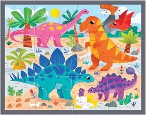 Mudpuppy Puzzle Silní dinosauři / 12 dílků / od 2 let