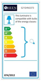 Designový lustr Galiena 90 cm zlatý