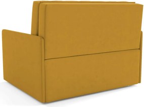 Malá dvoumístná žebrovaná pohovka s funkcí spaní Neo II 120 cm