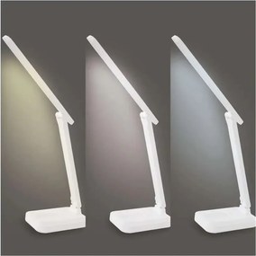 EMOS Bílá LED stolní nabíjecí lampička Amy 5W Z7631