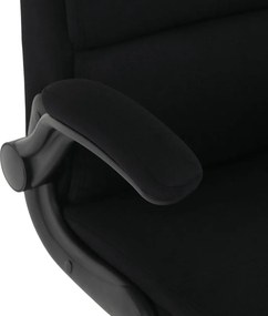 Kancelářské křeslo KA-K3104 BK, houpací mechanismus, černá látka (67 x 68) cm černá