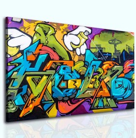 Obraz na plátně graffiti Velikost (šířka x výška): 120x80 cm