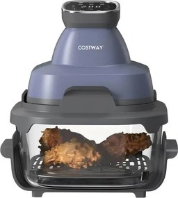 Costway Přenosná vzduchová fritéza 6-in-1 Fritování a pečení vzduchem 4 L a 1,7