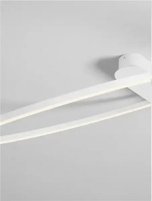 LED stmívatelné bílé moderní stropní svítidlo Kiklos