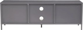 Šedý ocelový TV stolek 150x50x45 cm Acier – Premier Housewares