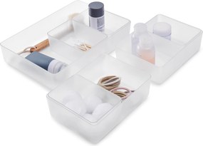 Tchibo - Sada organizérů do zásuvky - barva: transparent